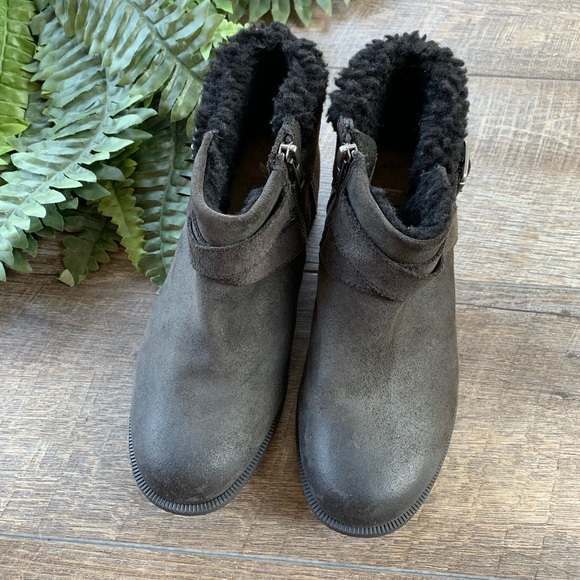 UGG | Shoes | Nwot Ugg Black Distressed Boots | Poshmark